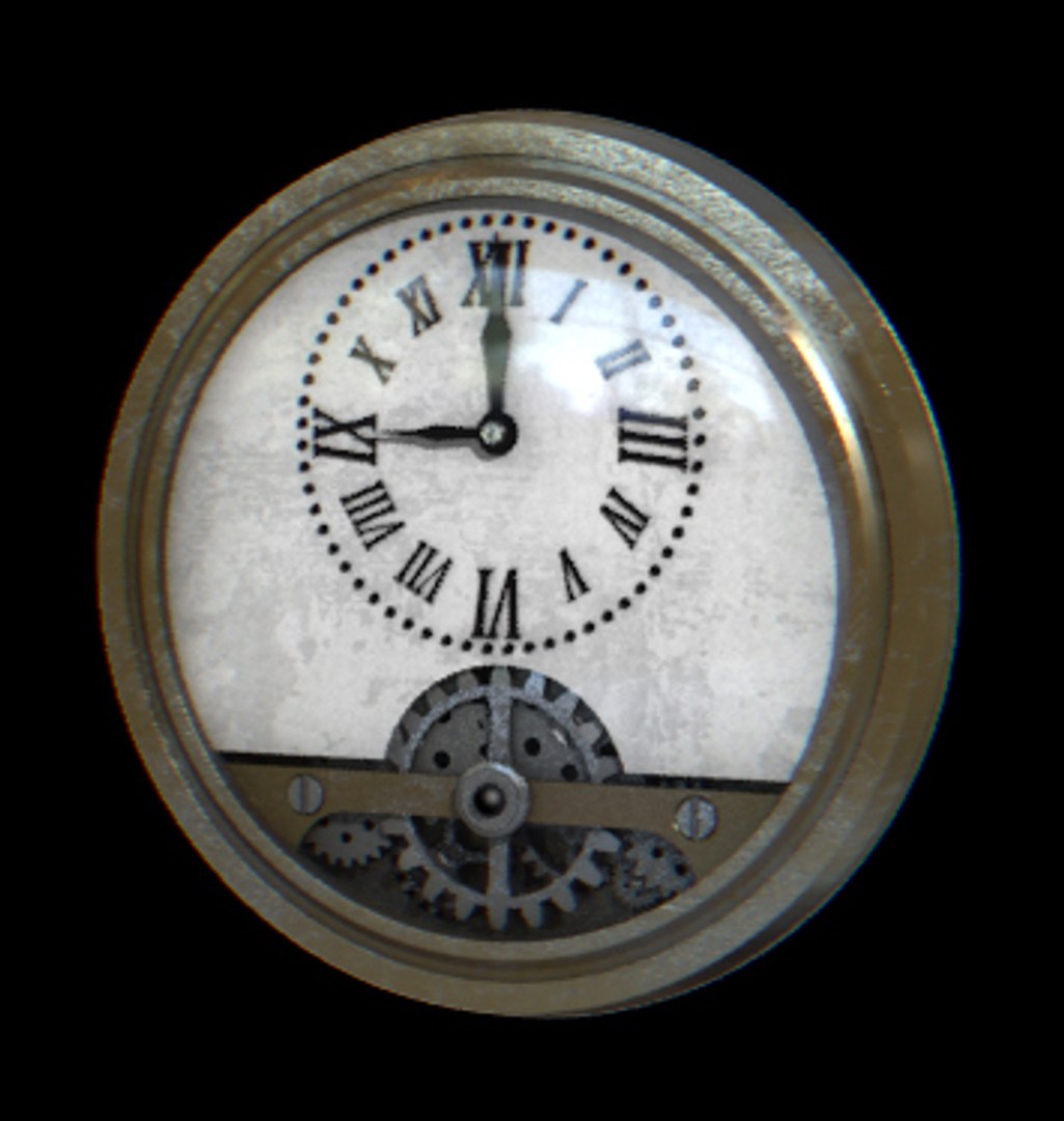 Old Watch 3d Max