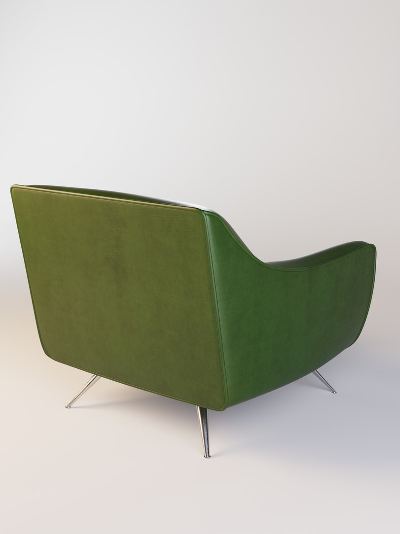 3D Henry Glass Lounge Chair model - TurboSquid 2154430