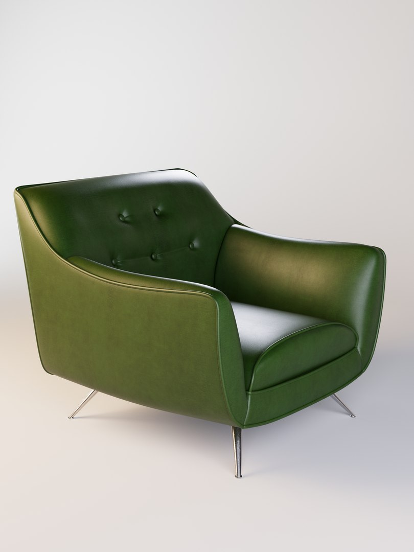 3D Henry Glass Lounge Chair model - TurboSquid 2154430