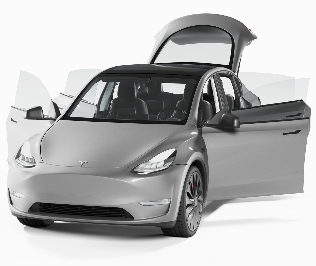 Tesla Y 3D Model - TurboSquid 1652434