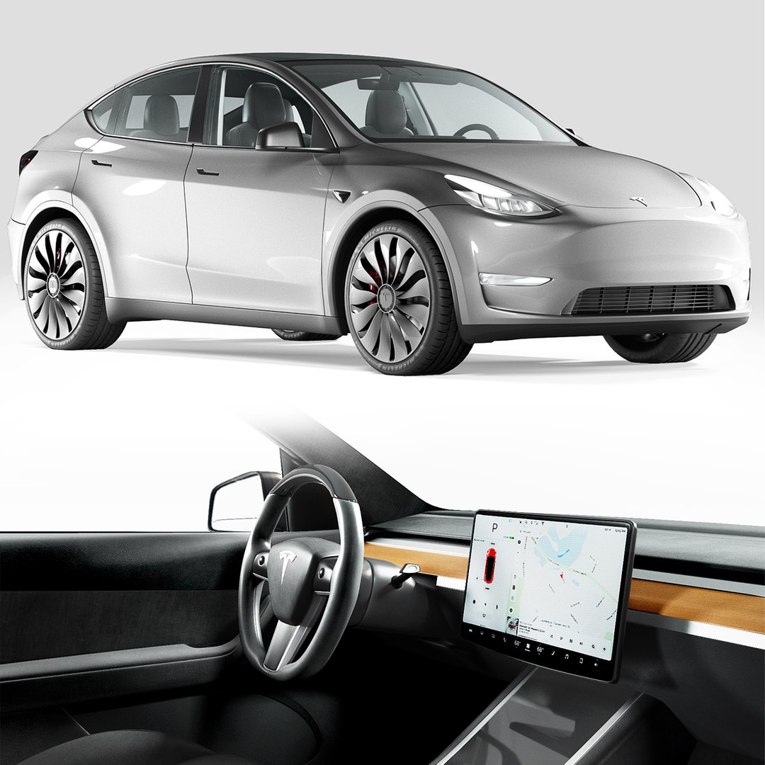 Tesla Y 3D Model - TurboSquid 1652434