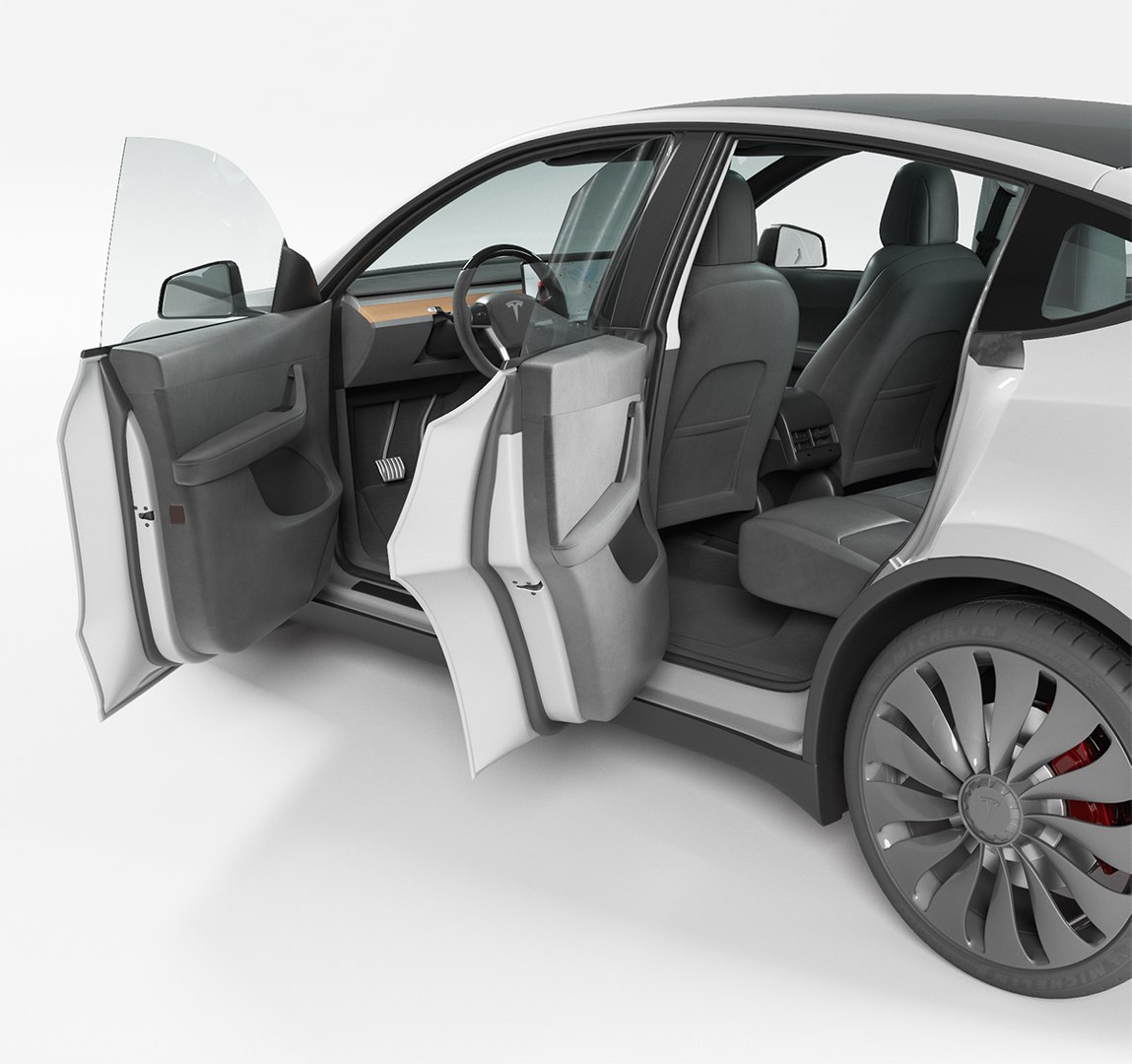 Tesla Y 3D Model - TurboSquid 1652434