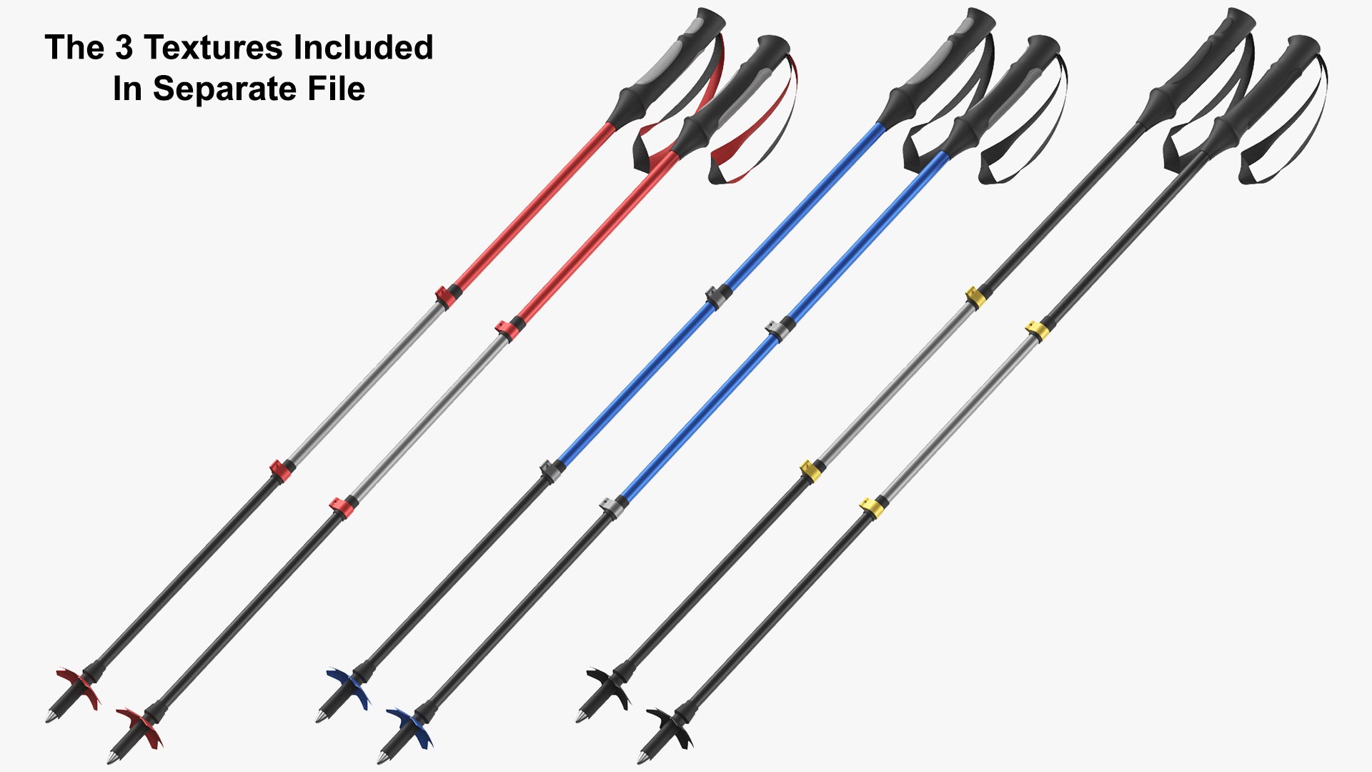 3D Model Snow Ski Collection - TurboSquid 2189728