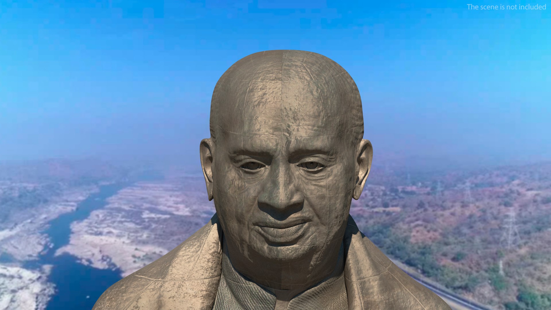 Statue Of Unity India 3D Model - TurboSquid 2092488