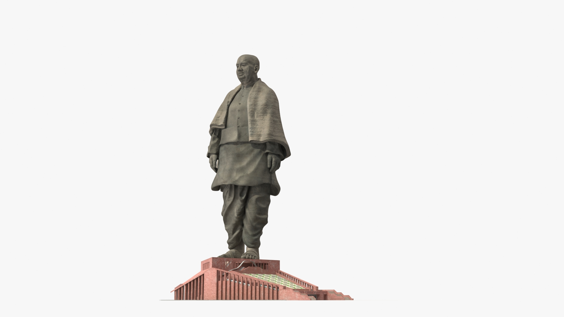 Statue Of Unity India 3D Model - TurboSquid 2092488