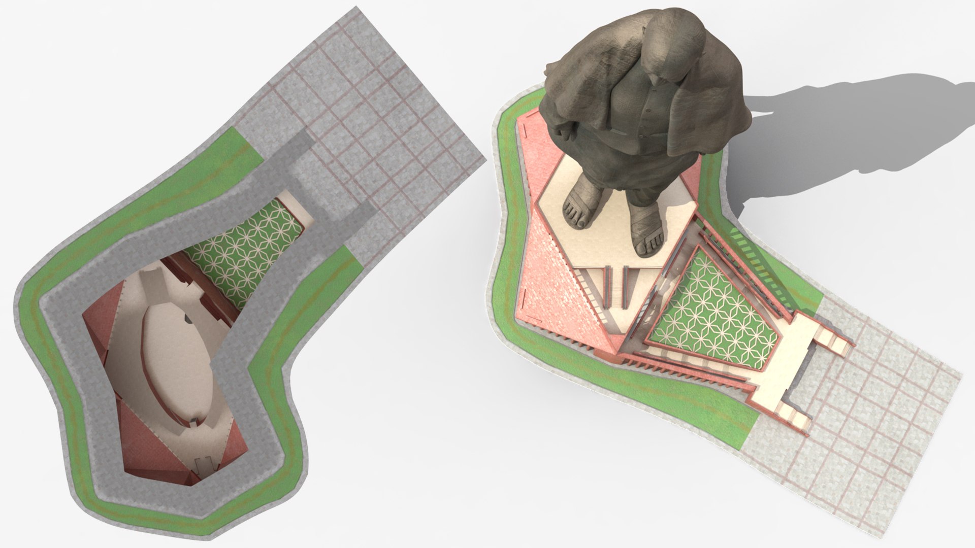 Statue Of Unity India 3D Model - TurboSquid 2092488