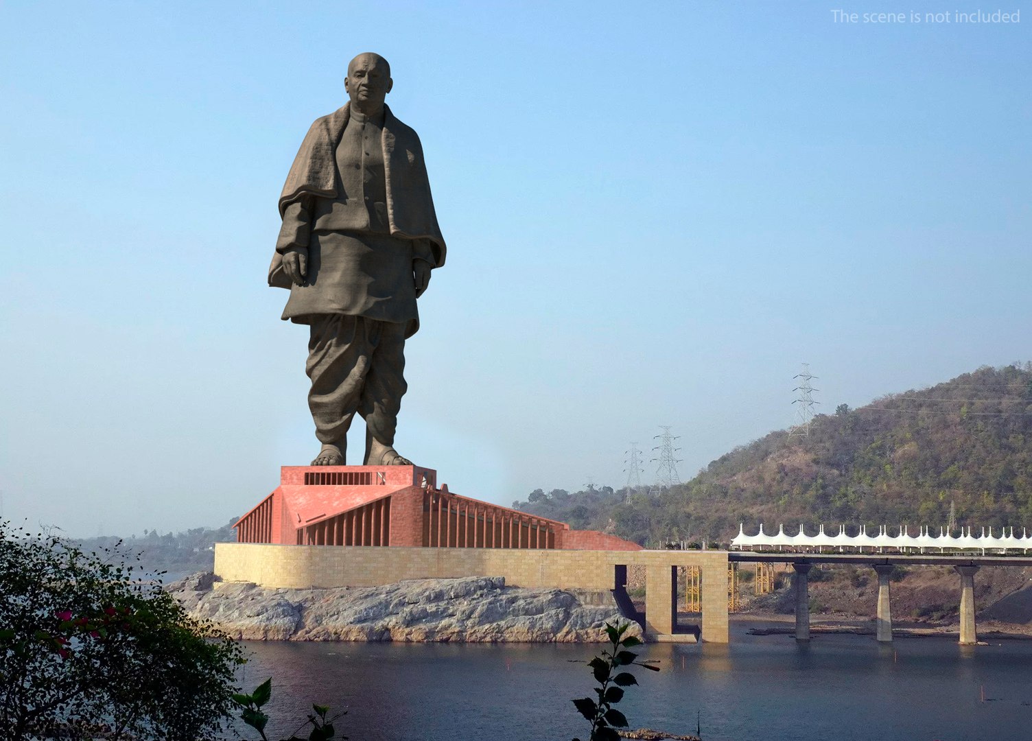 Statue Of Unity India 3D Model - TurboSquid 2092488