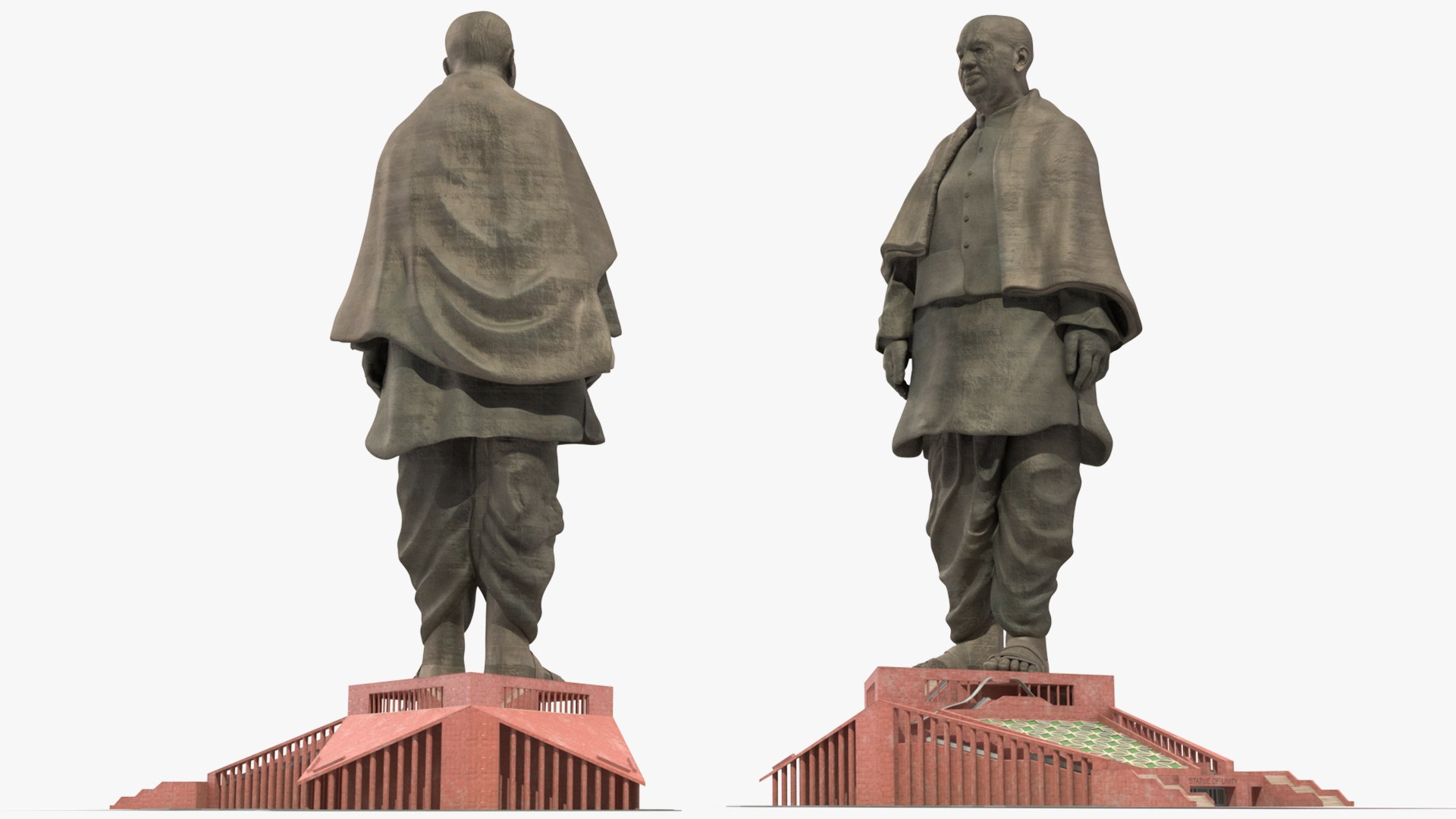 Statue Of Unity India 3D Model - TurboSquid 2092488