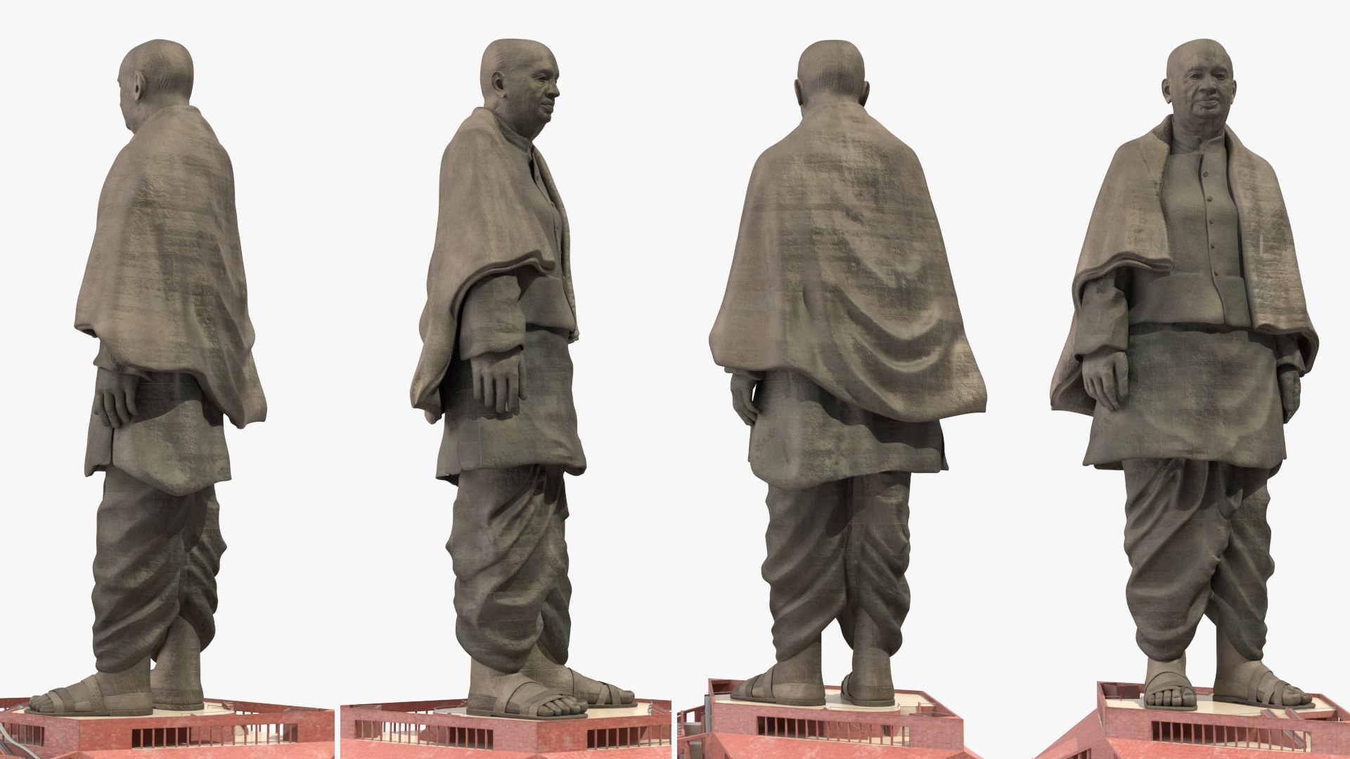 Statue Of Unity India 3D Model - TurboSquid 2092488
