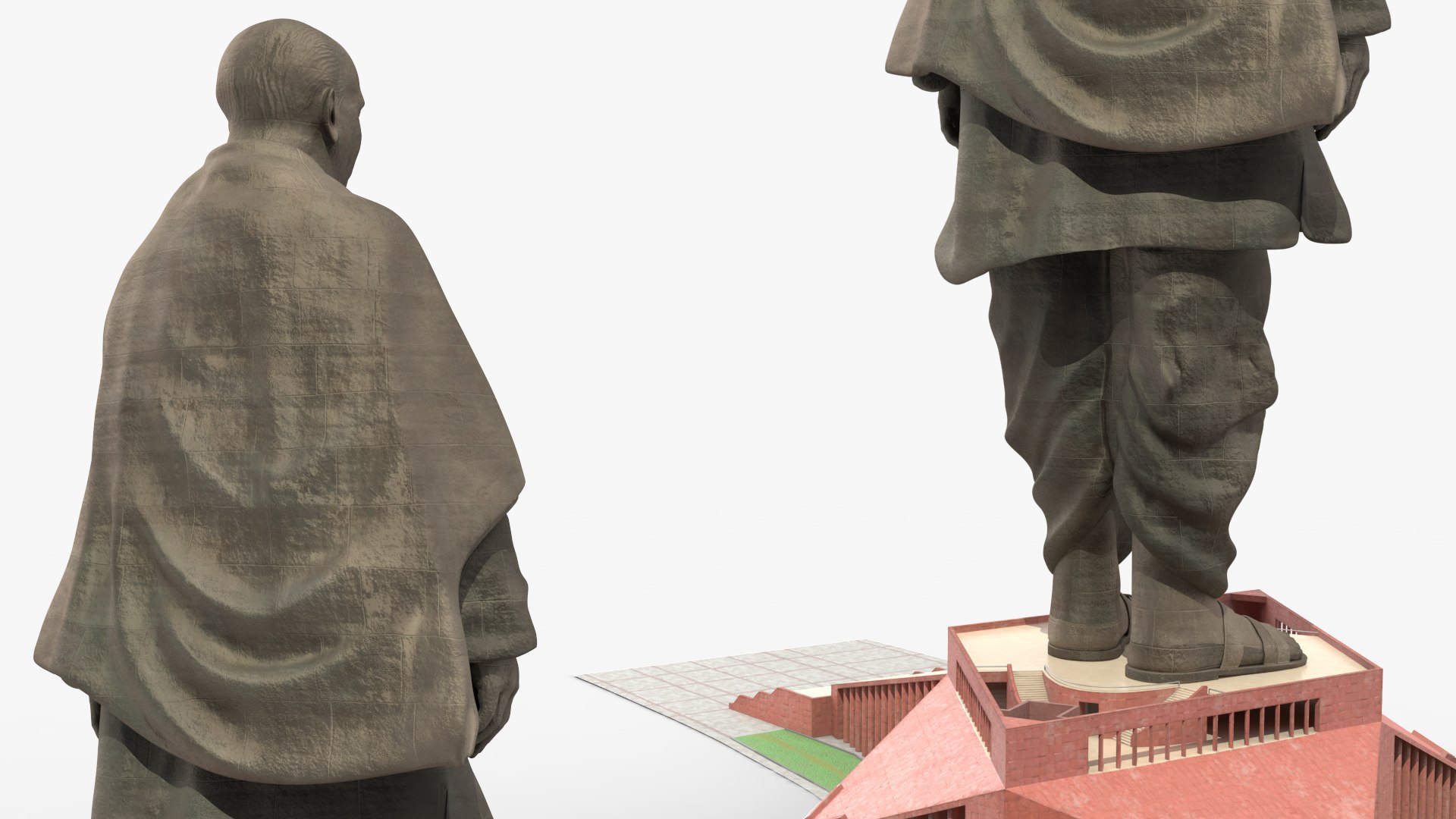 Statue of Unity India 3D model - TurboSquid 2092488