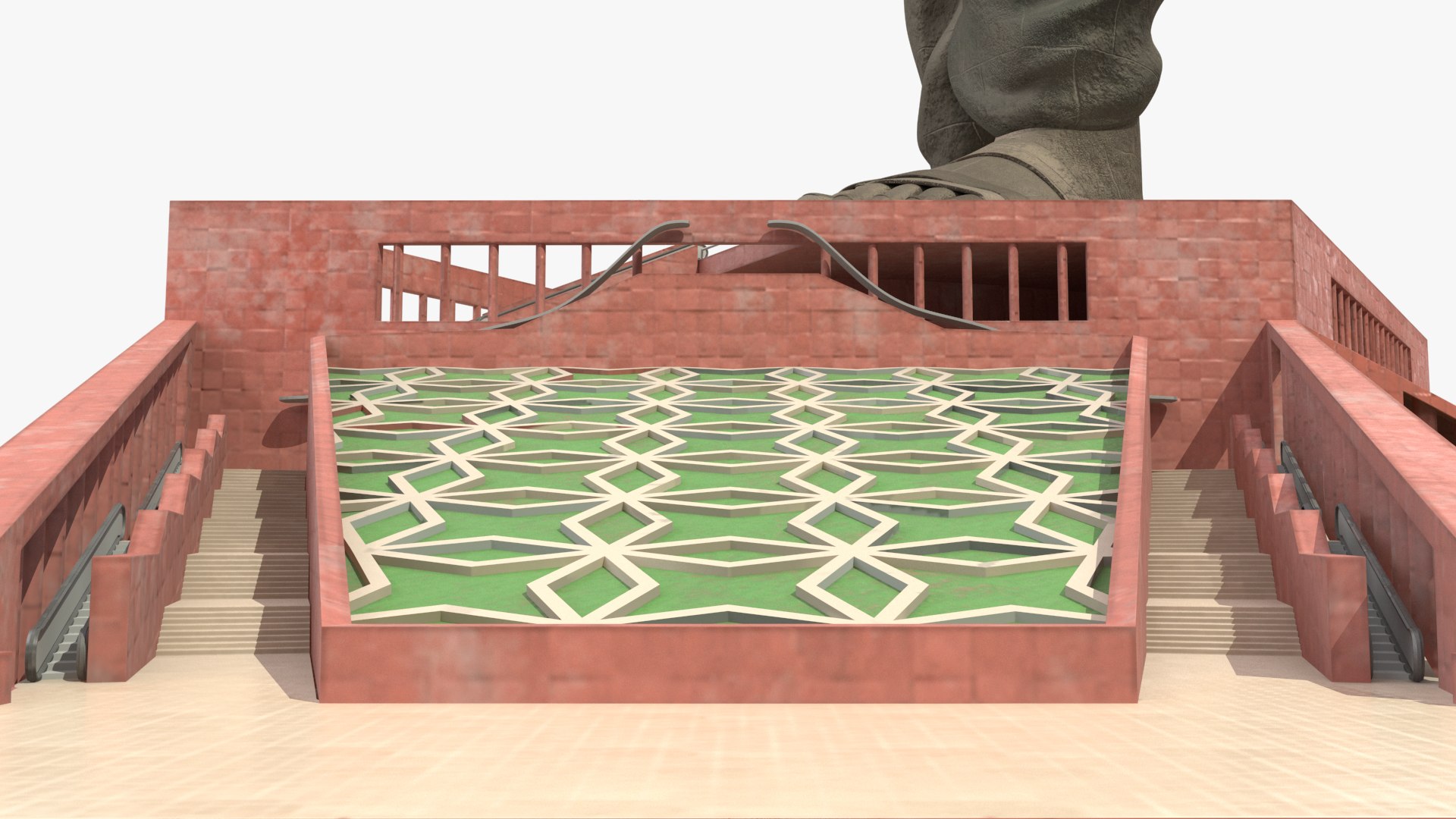 Statue of Unity India 3D model - TurboSquid 2092488