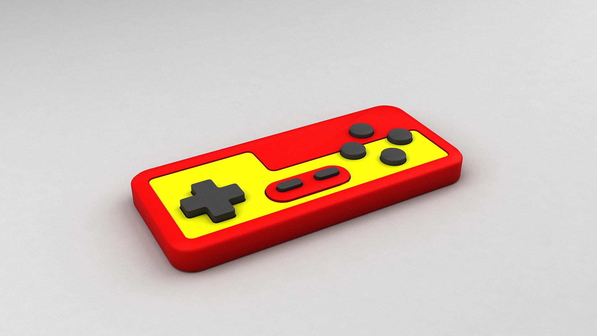 3D Power Pad Nintendo Joystick Gamepad Controller Game - TurboSquid 2006104