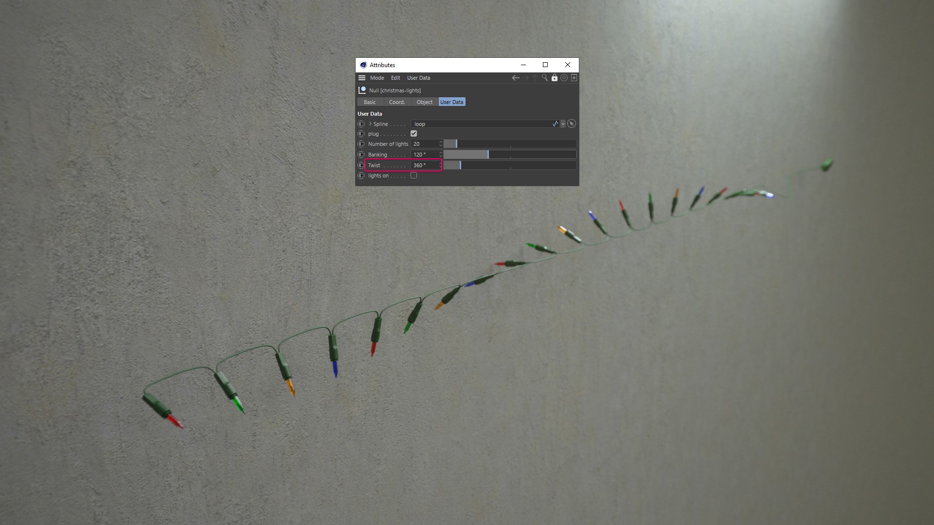 3D Dynamic Rigged Christmas Lights Model - TurboSquid 1600498