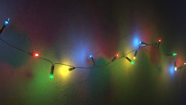 3D dynamic rigged christmas lights model - TurboSquid 1600498