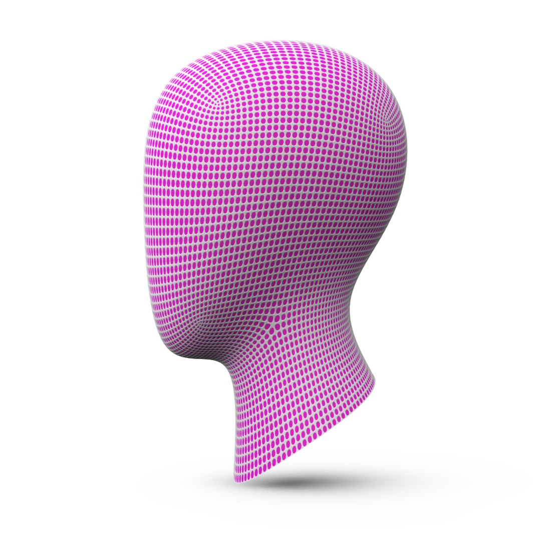 Head Mesh 3D Model - TurboSquid 1297361