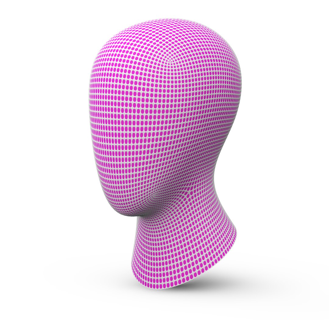 Head Mesh 3D Model - TurboSquid 1297361