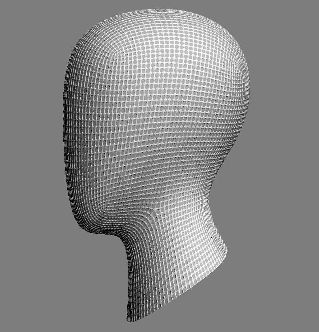 Head Mesh 3D Model - TurboSquid 1297361