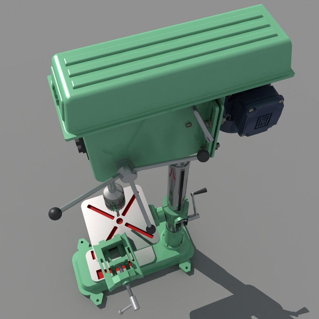 Drilling Machine 3D Model - TurboSquid 1193902