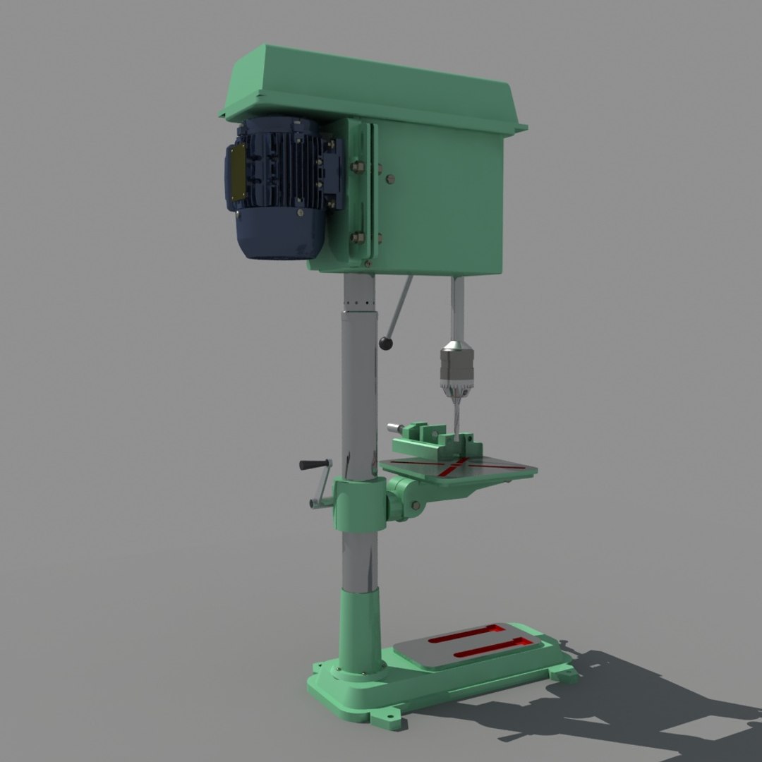 Drilling Machine 3D Model - TurboSquid 1193902