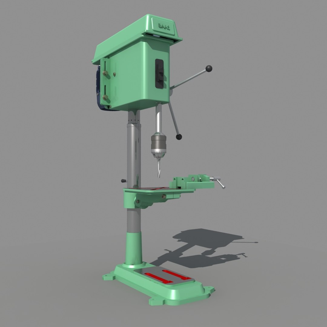 Drilling Machine 3D Model - TurboSquid 1193902