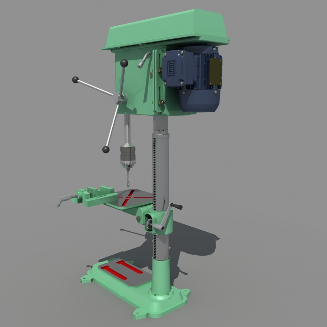 Drilling Machine 3D Model - TurboSquid 1193902