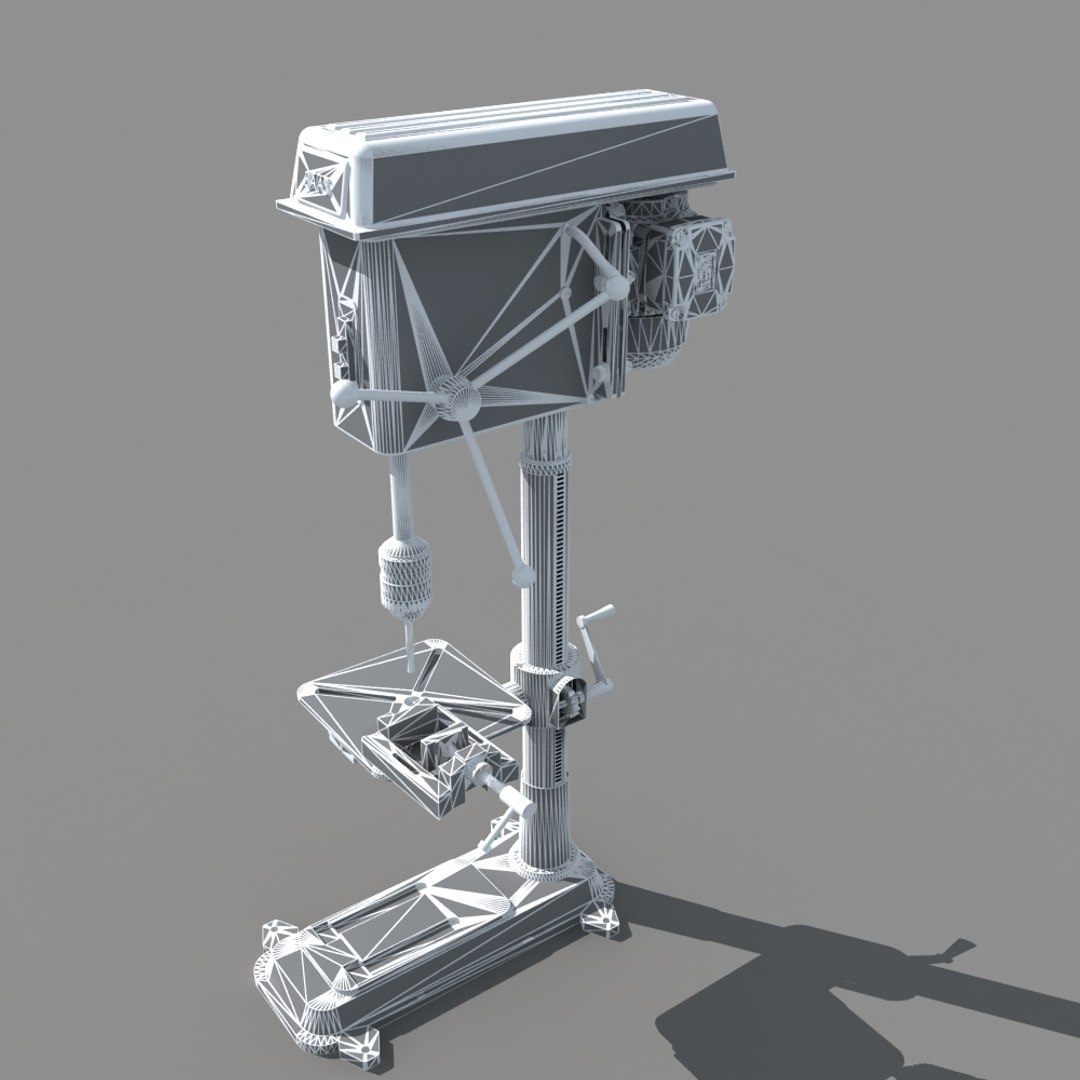 Drilling Machine 3D Model - TurboSquid 1193902