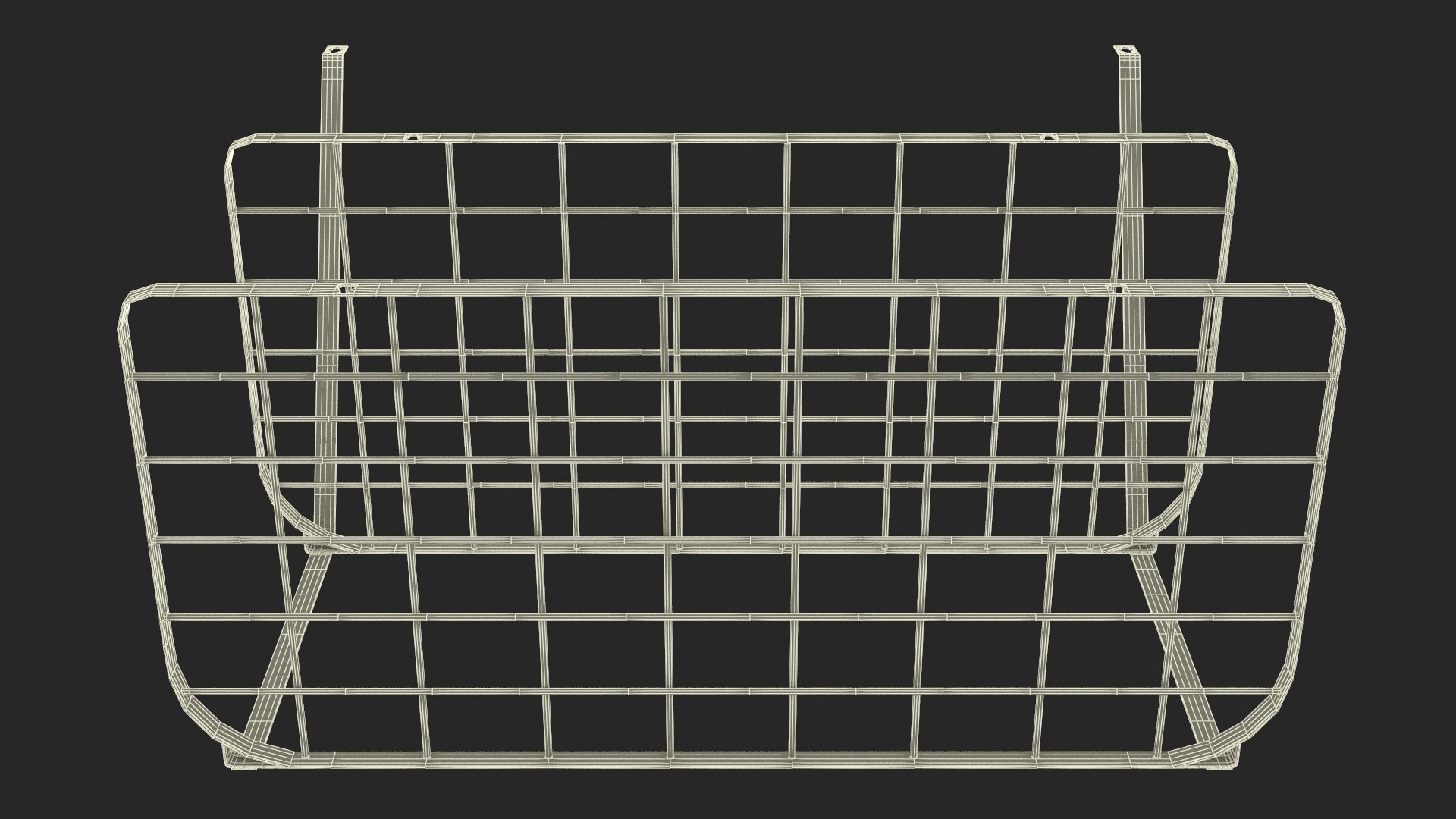 Wall Mounted Kitchen Pot Rack Organizer Copper 3D Model - TurboSquid ...