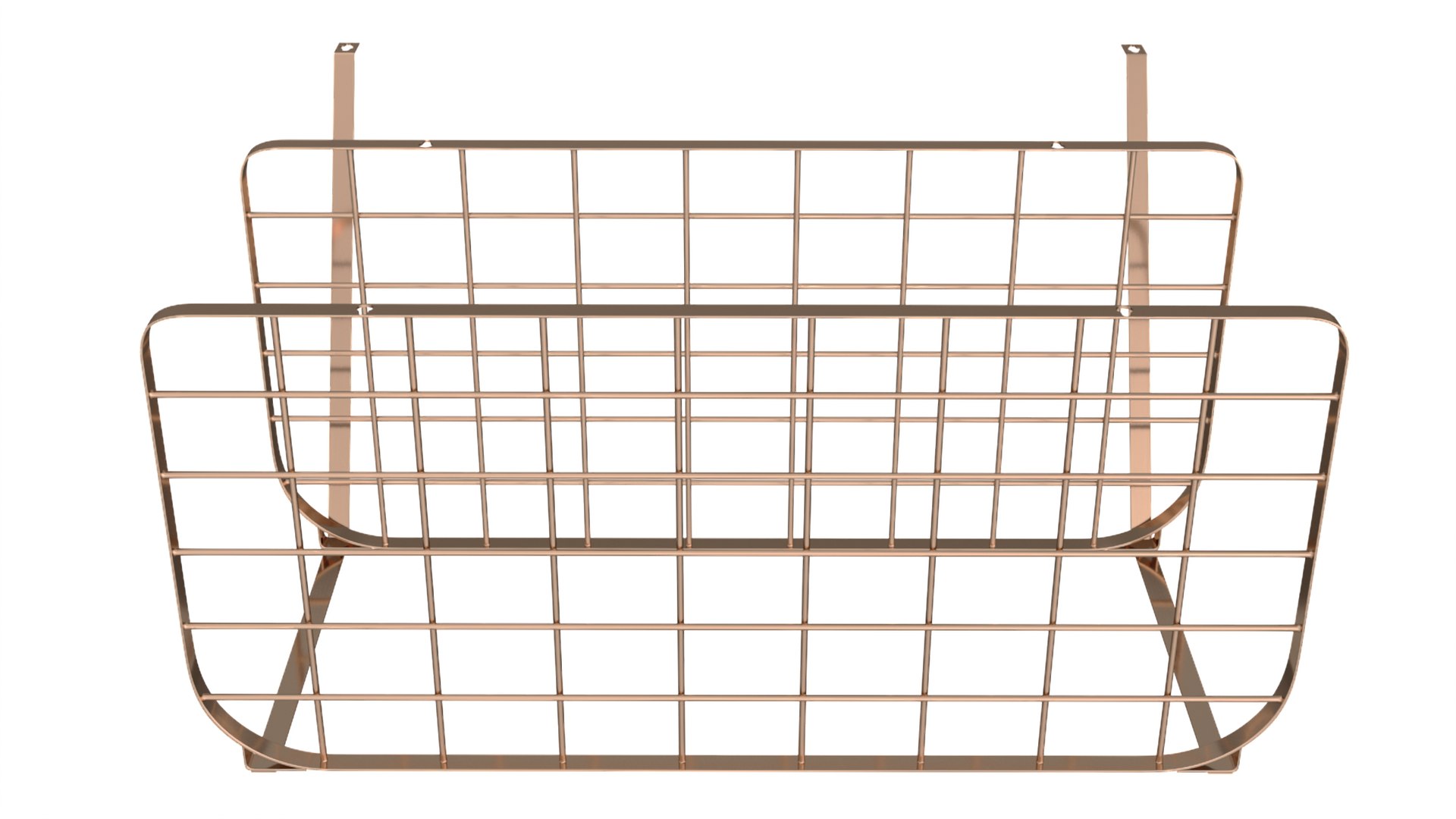 Wall Mounted Kitchen Pot Rack Organizer Copper 3D Model - TurboSquid ...