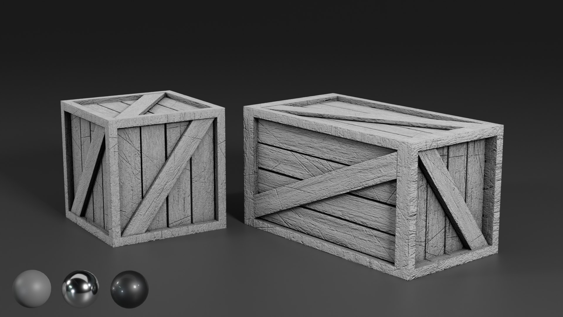 3D Wooden Medieval Crates Low Poly Low-poly 3D Model Model - TurboSquid ...