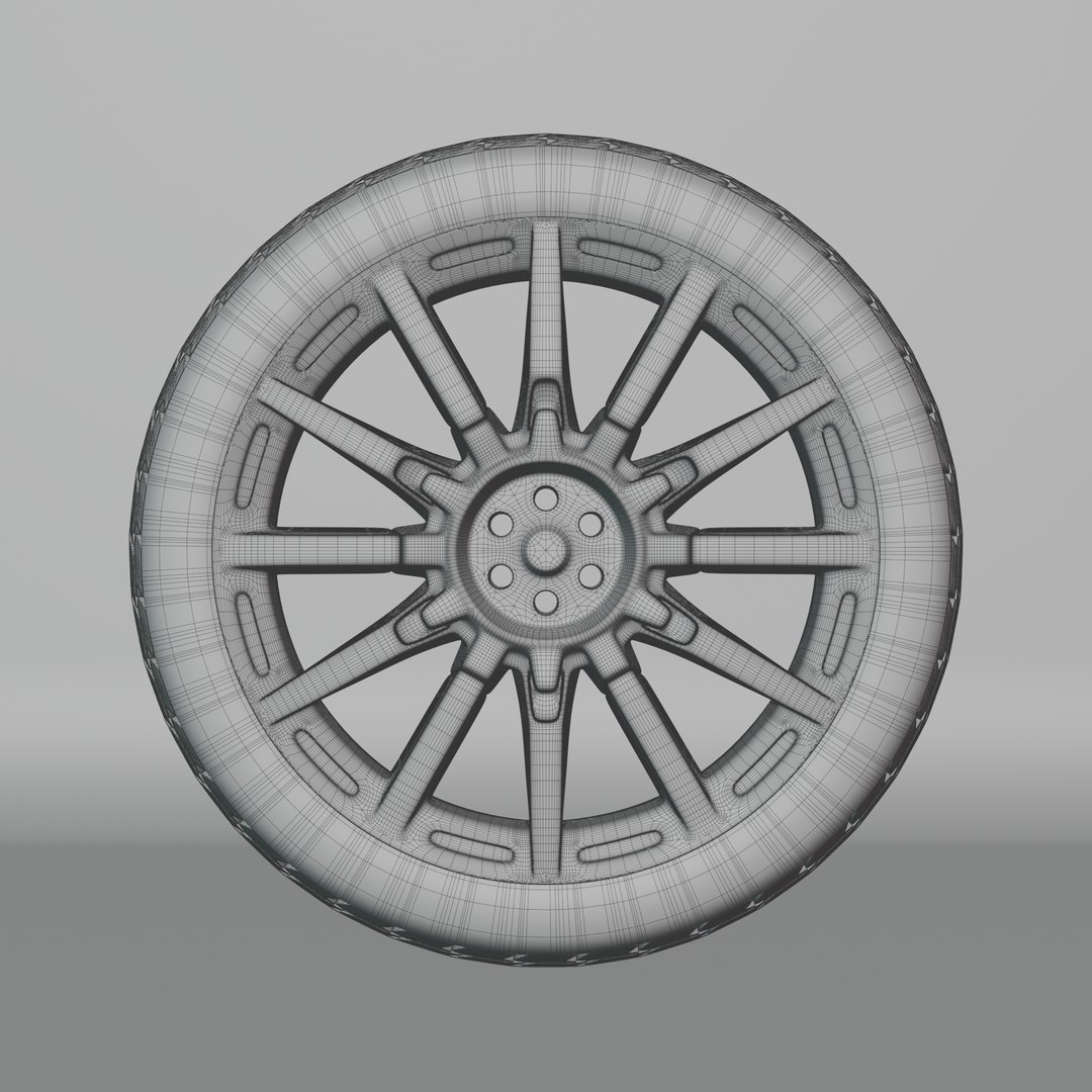 3D Generic car wheel N1 model - TurboSquid 2166046