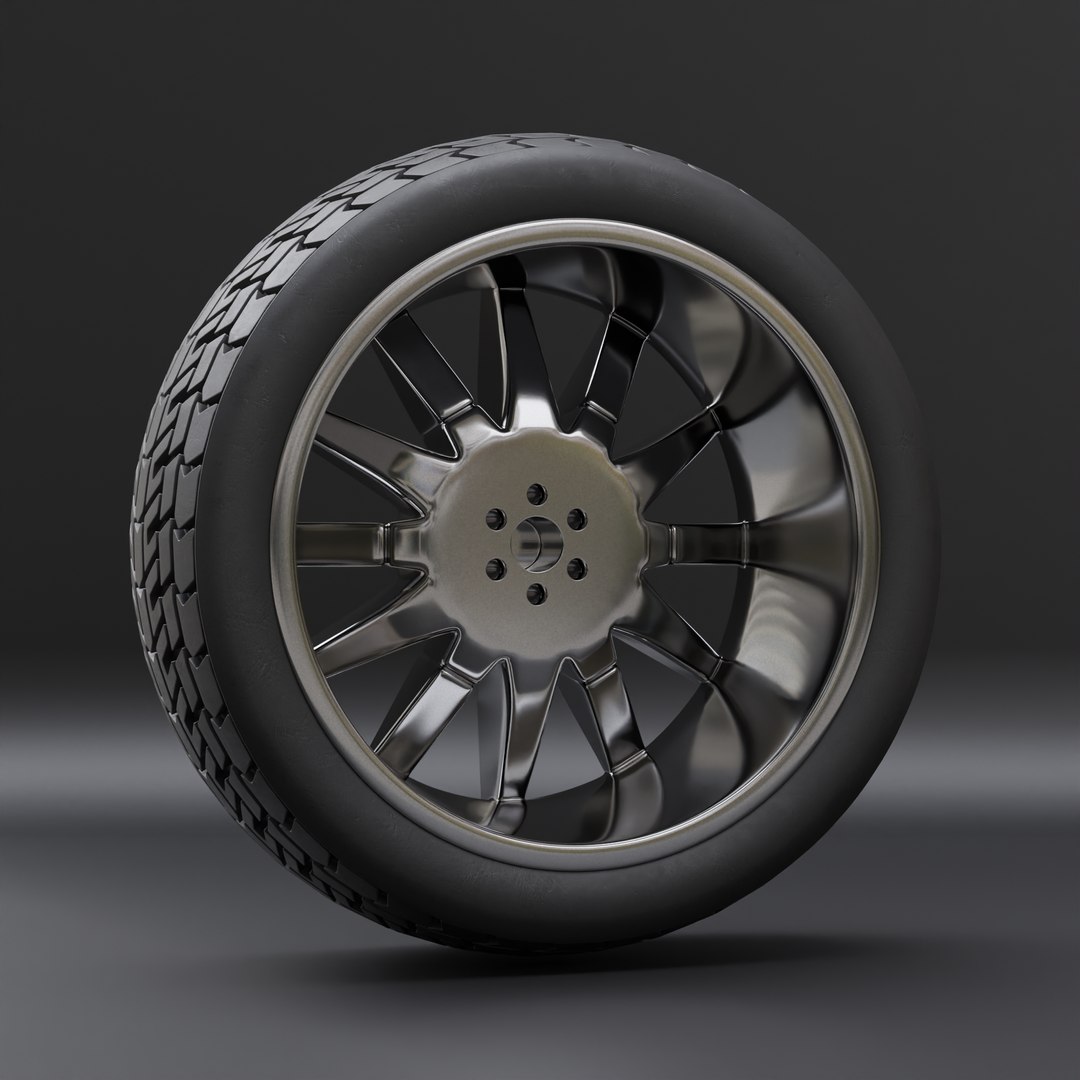 3D Generic car wheel N1 model - TurboSquid 2166046