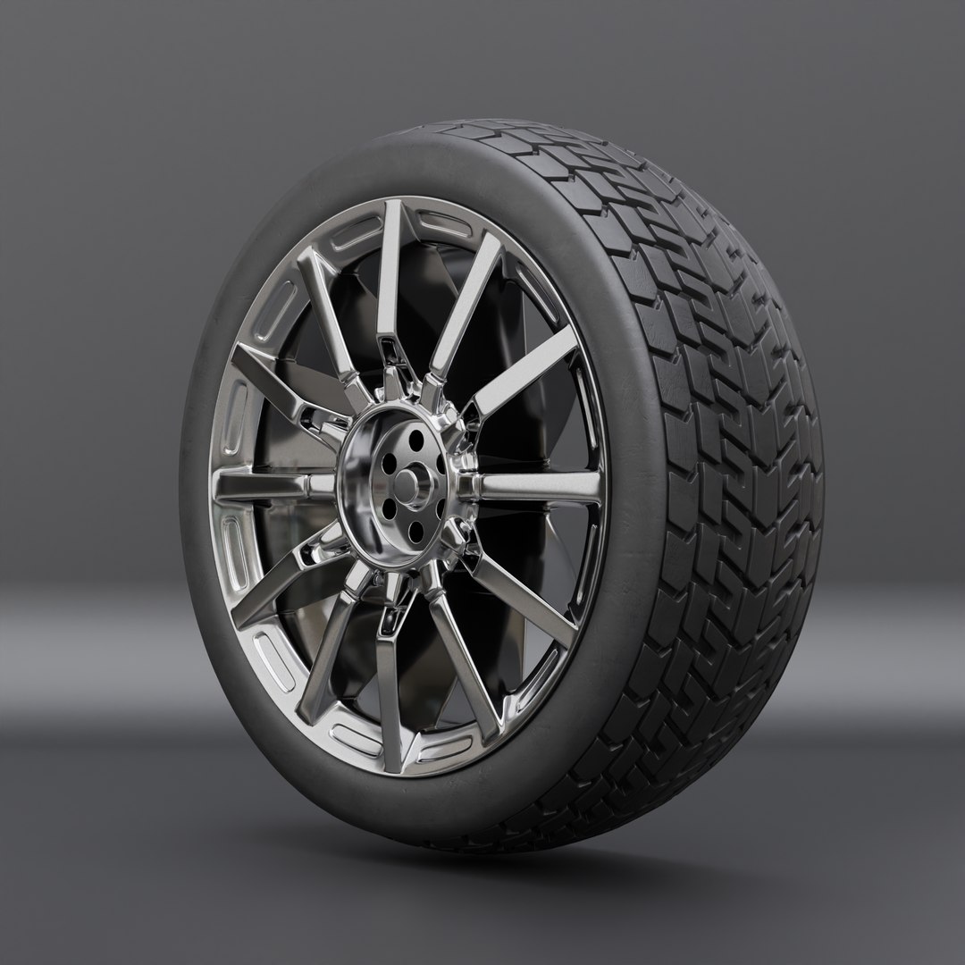 3D Generic car wheel N1 model - TurboSquid 2166046