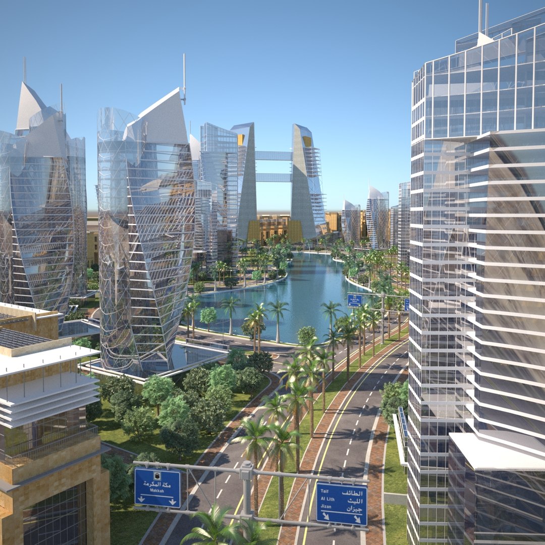 3D City Center - TurboSquid 1743344