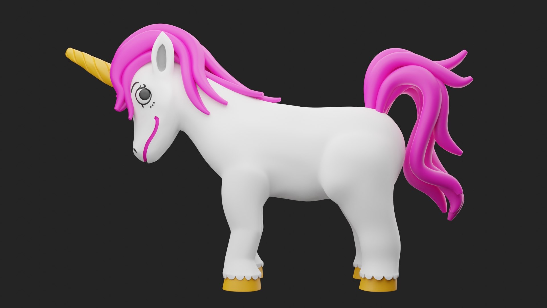 Unicorn 3D Model - TurboSquid 2141389