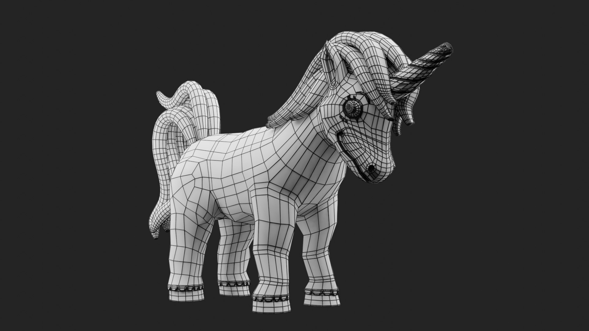 Unicorn 3D Model - TurboSquid 2141389