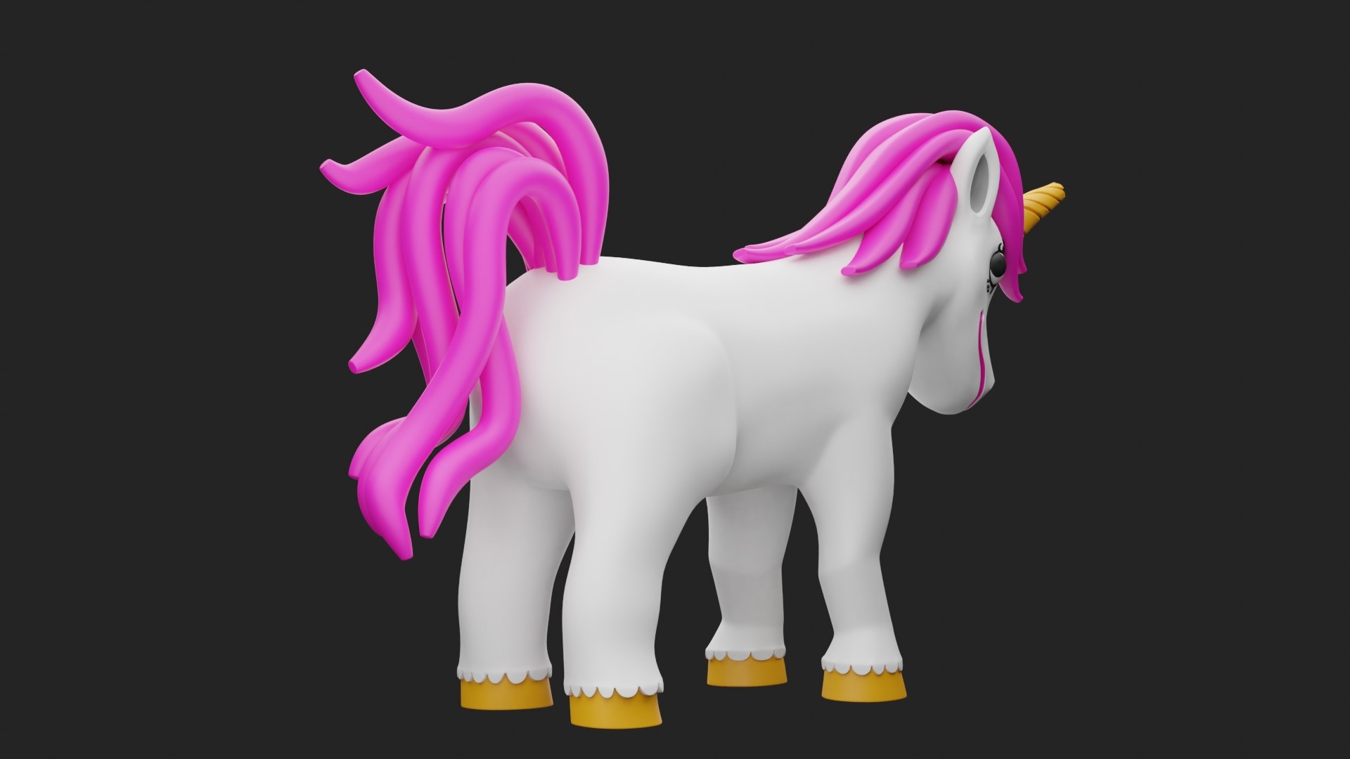 Unicorn 3D Model - TurboSquid 2141389