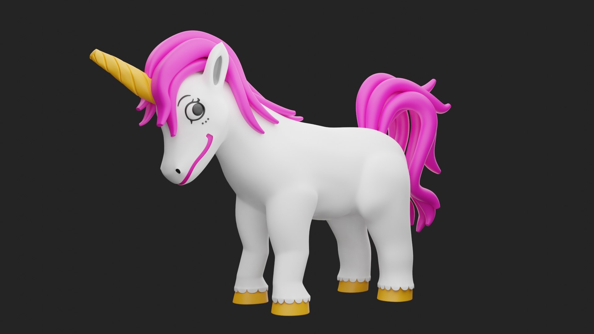 Unicorn 3D Model - TurboSquid 2141389