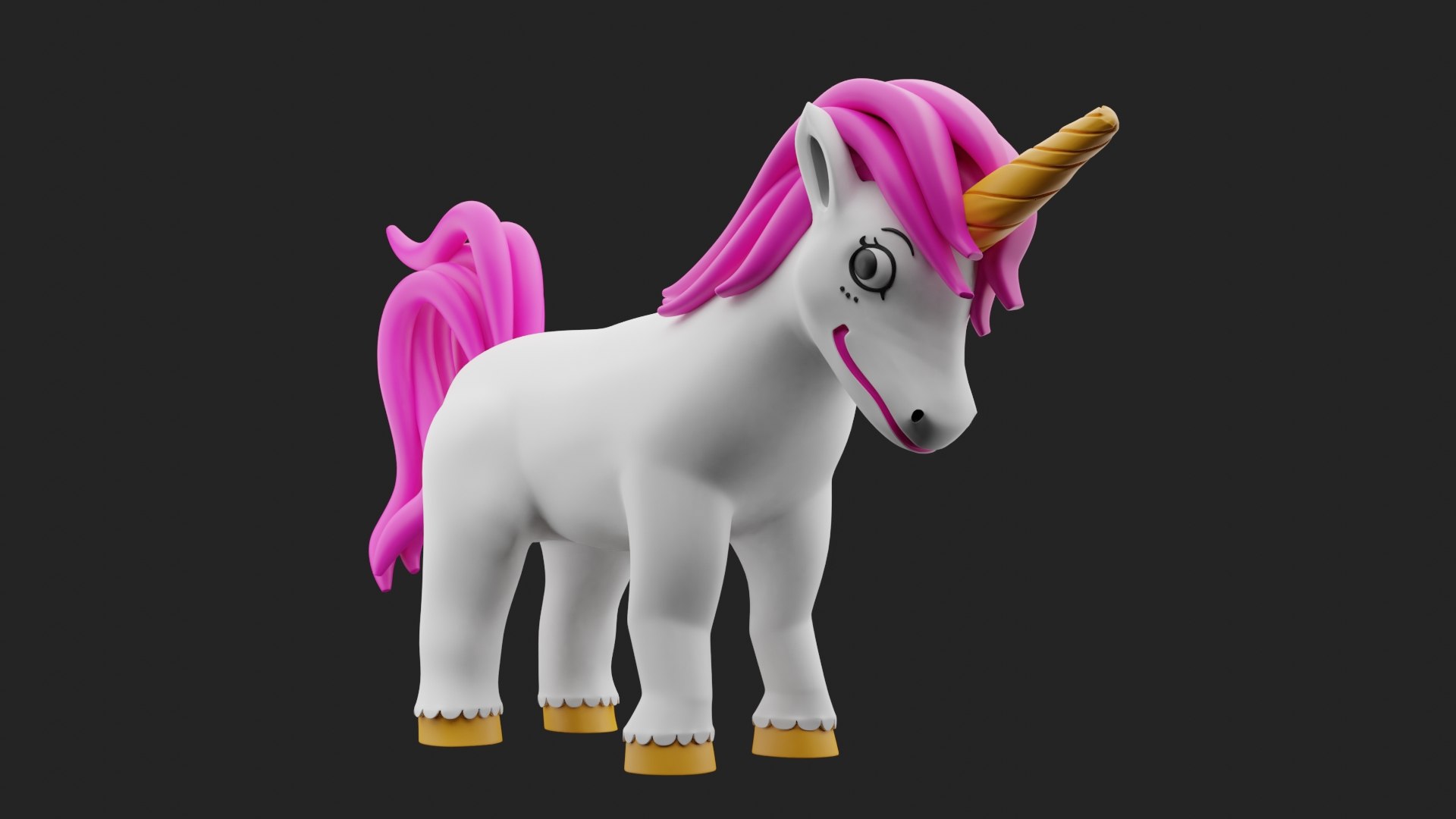 Unicorn 3D Model - TurboSquid 2141389