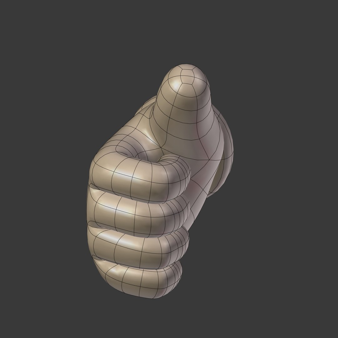 Cartoon Hand 3D Model - TurboSquid 1561301