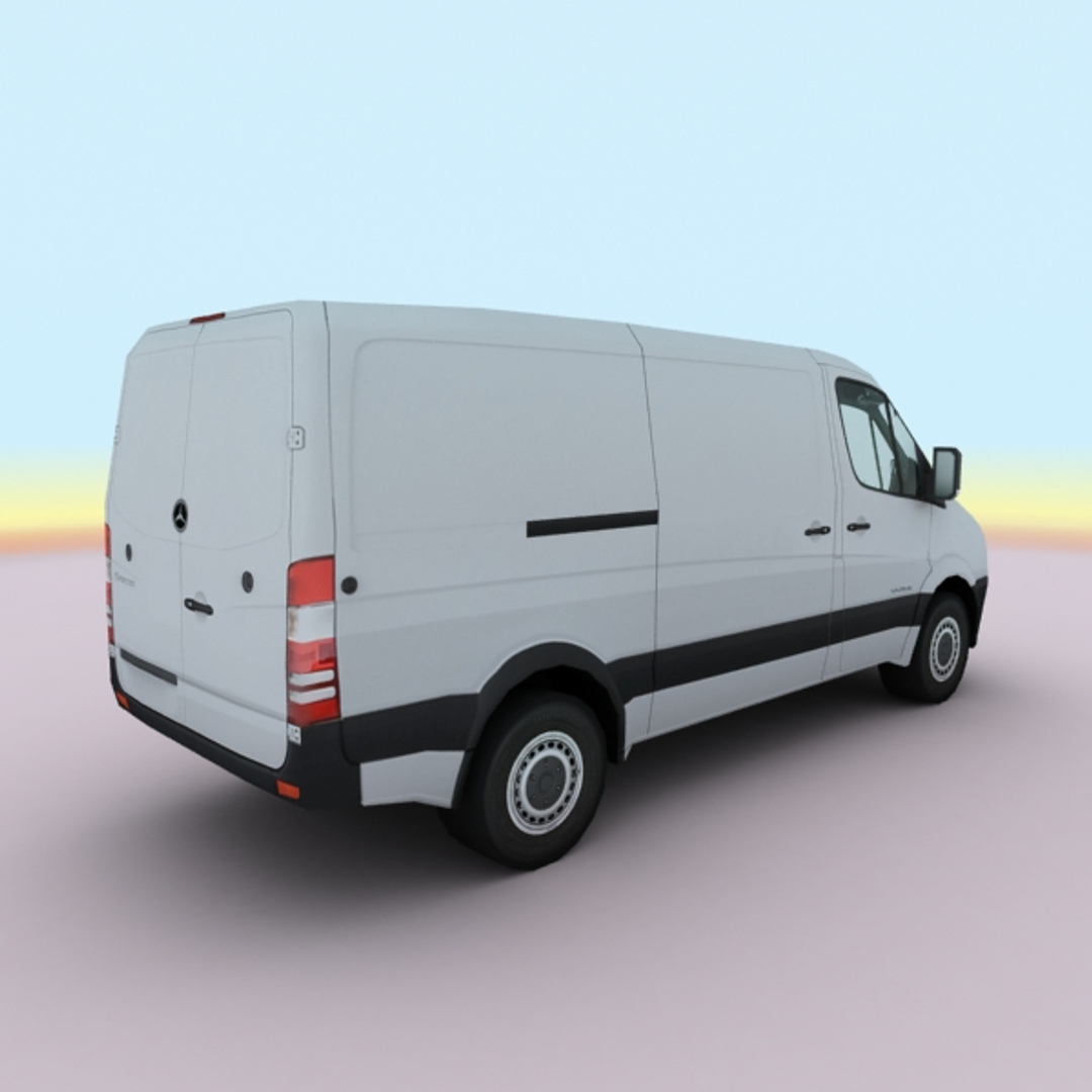 2008 mercedes sprinter 3d model