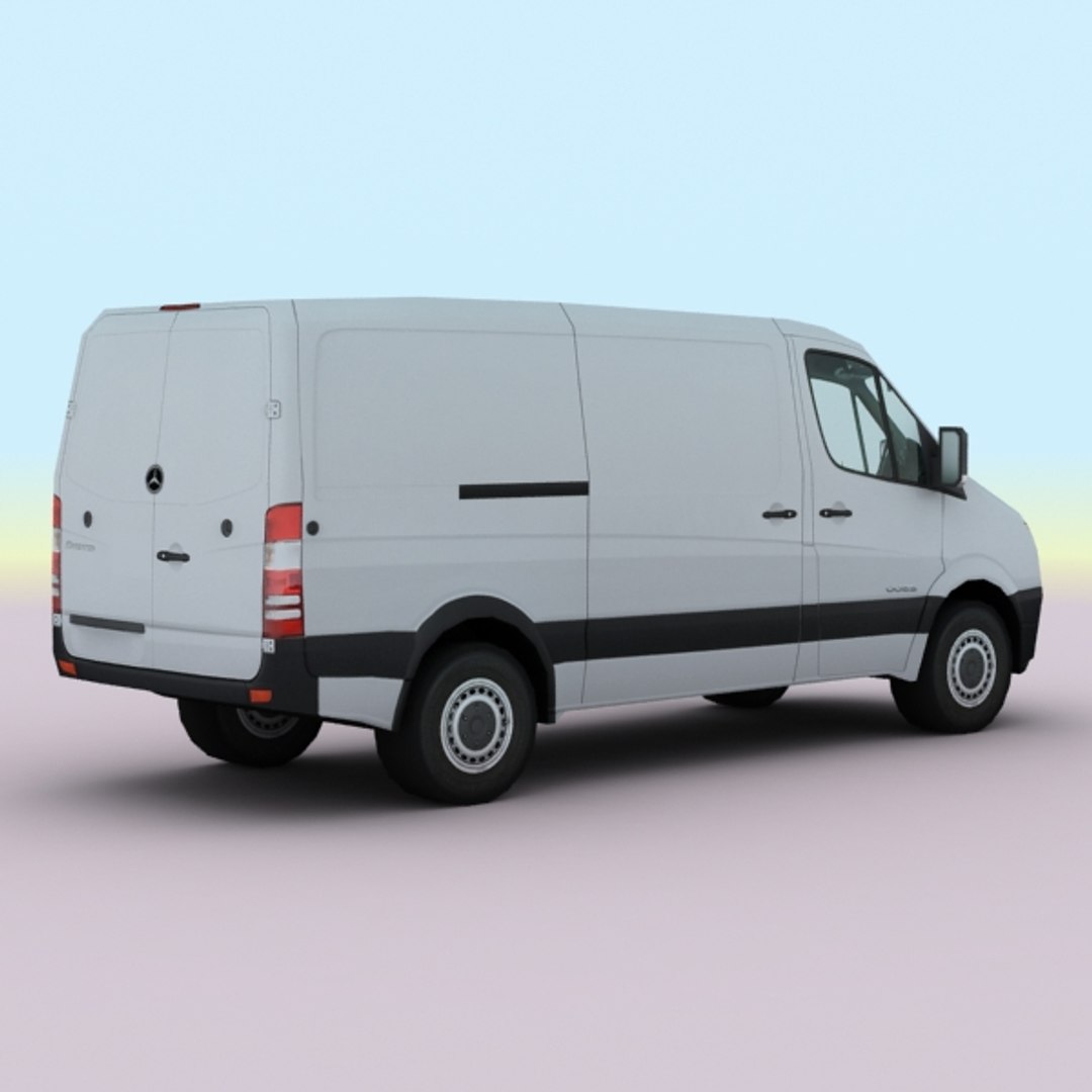 2008 Mercedes Sprinter 3d Model