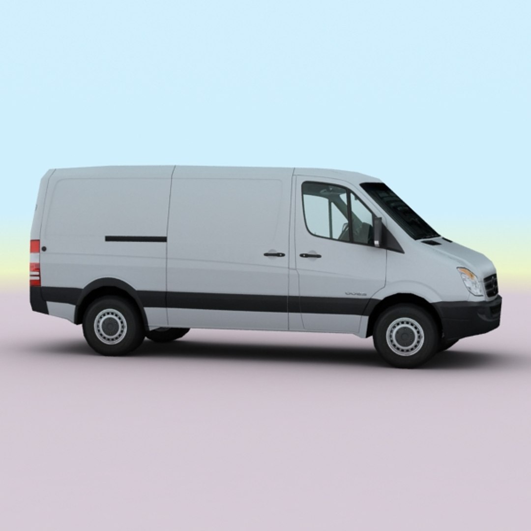 2008 mercedes sprinter 3d model