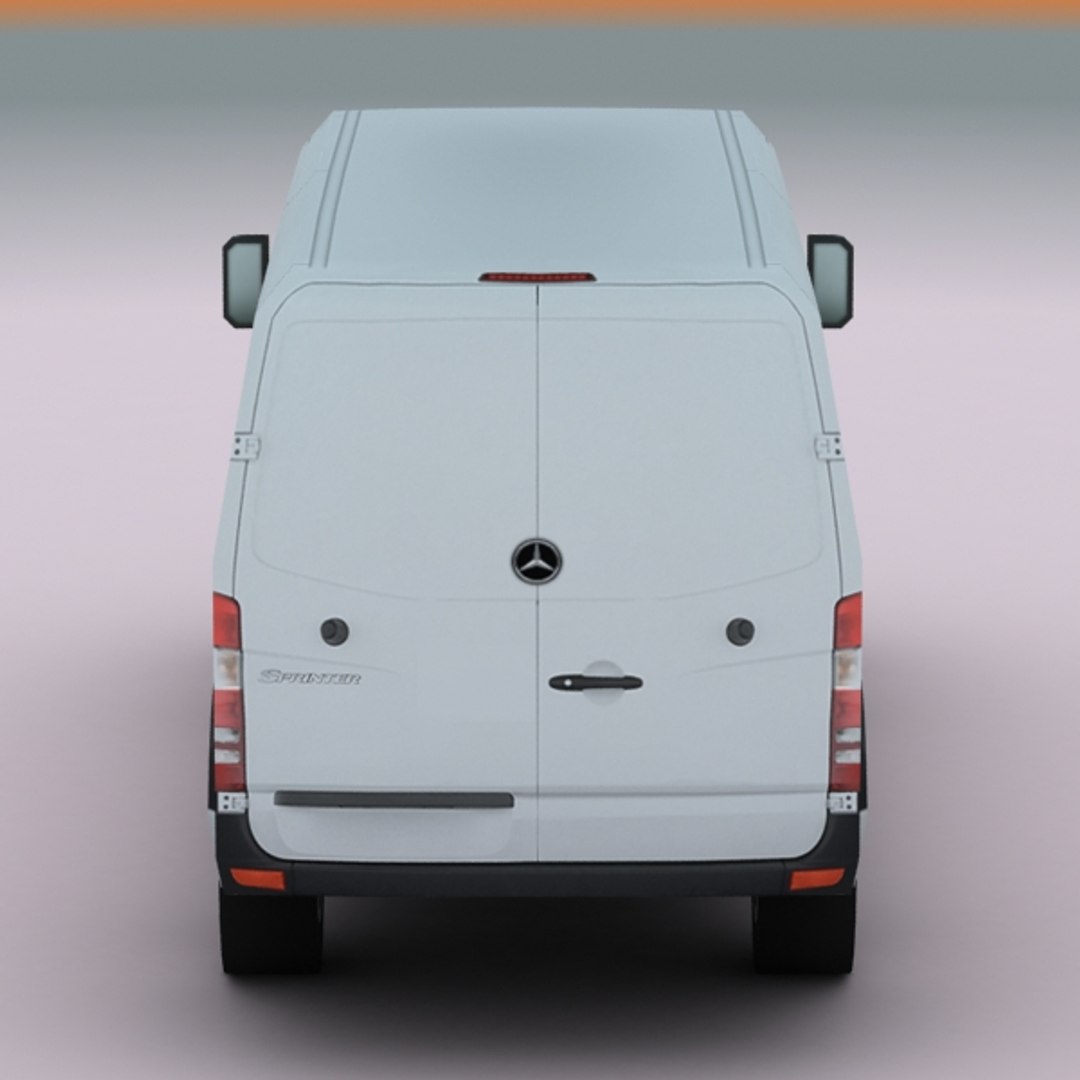 2008 mercedes sprinter 3d model