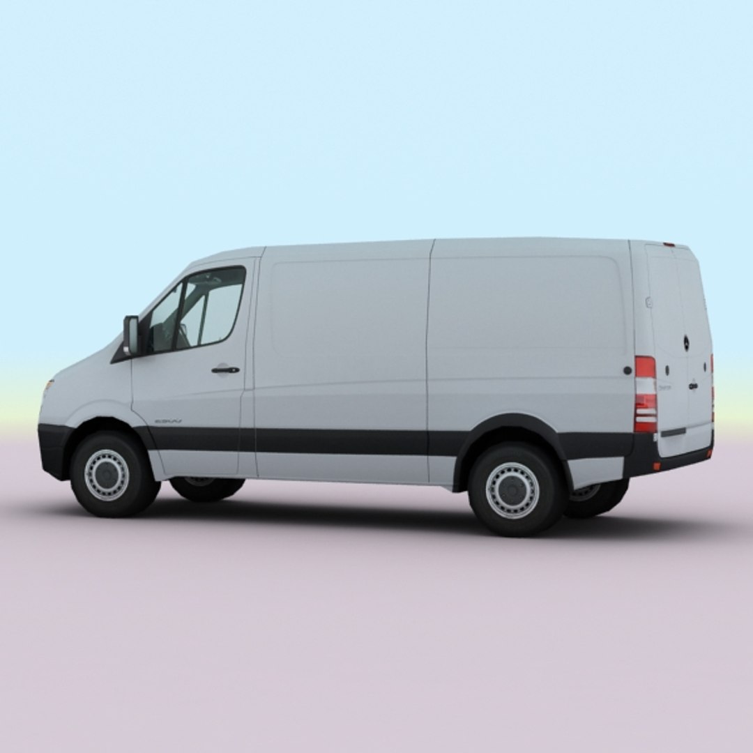 2008 mercedes sprinter 3d model
