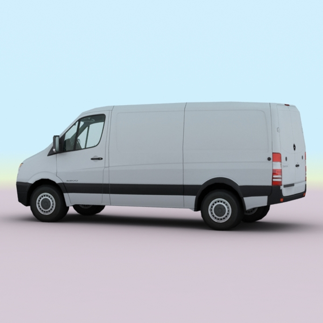 2008 mercedes sprinter 3d model