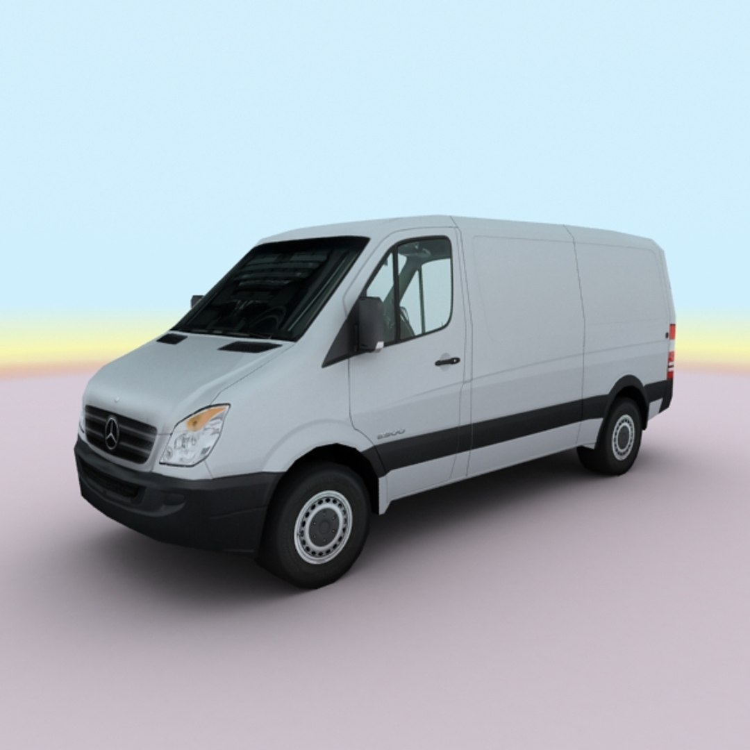 2008 mercedes sprinter 3d model
