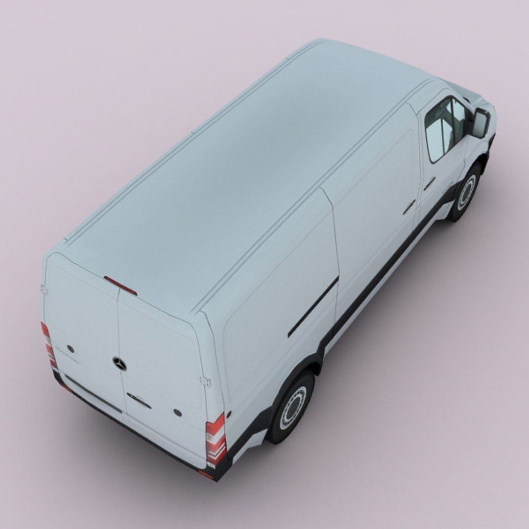 2008 mercedes sprinter 3d model