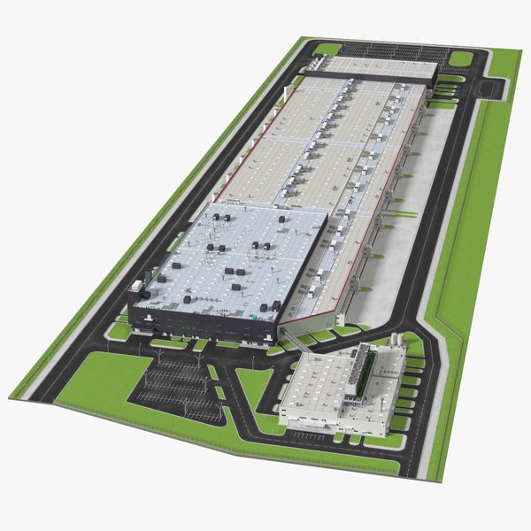 巨型制造工厂3D模型 - TurboSquid 1763547