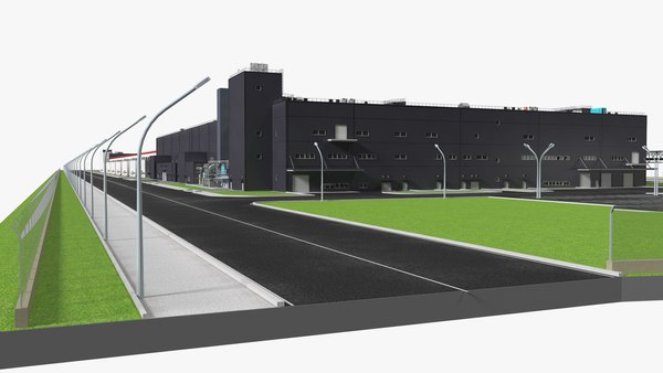 3D Giant Manufacturing Plant - TurboSquid 1763547