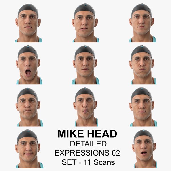 Free 3D Facial-Expressions Models | TurboSquid